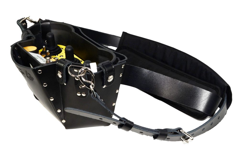 Hetronic Radio Remote Leather Holder - Custom Mining & Safety Equipment ...
