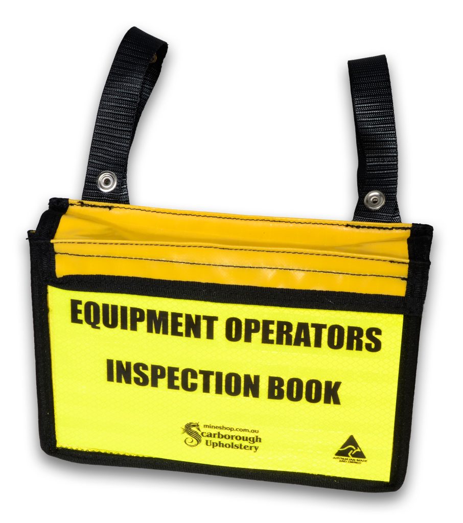 Equipment Operators Inspection Book Pouch - Custom Mining & Safety ...