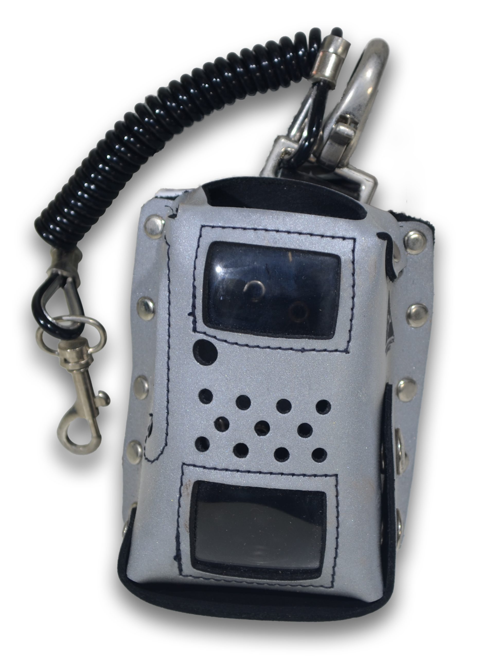 Leather Reflective Radio Case - Custom Mining & Safety Equipment